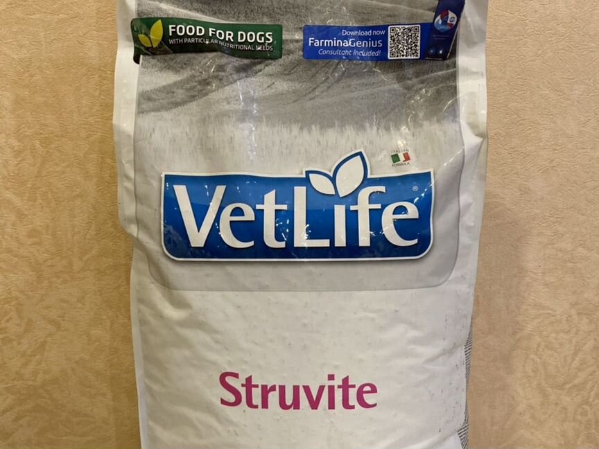 Лечебный корм для собак Farmina Vet Life Struvite