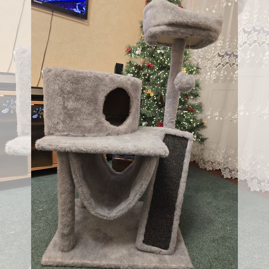 Когтеточка домик для кошки бу