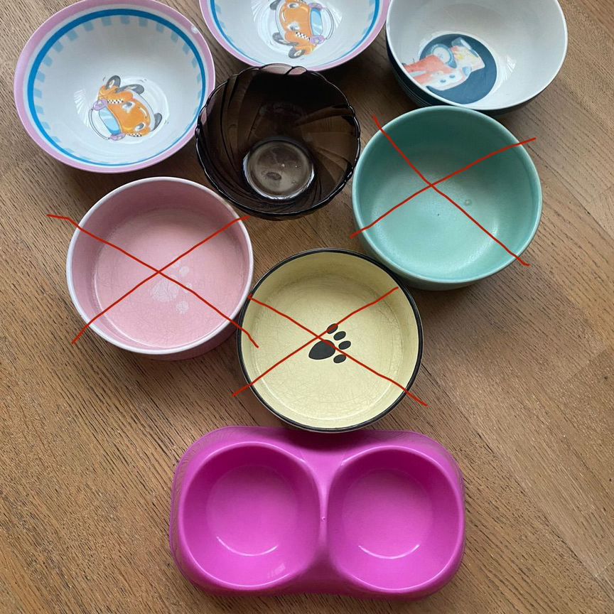 Миски керамические для животных