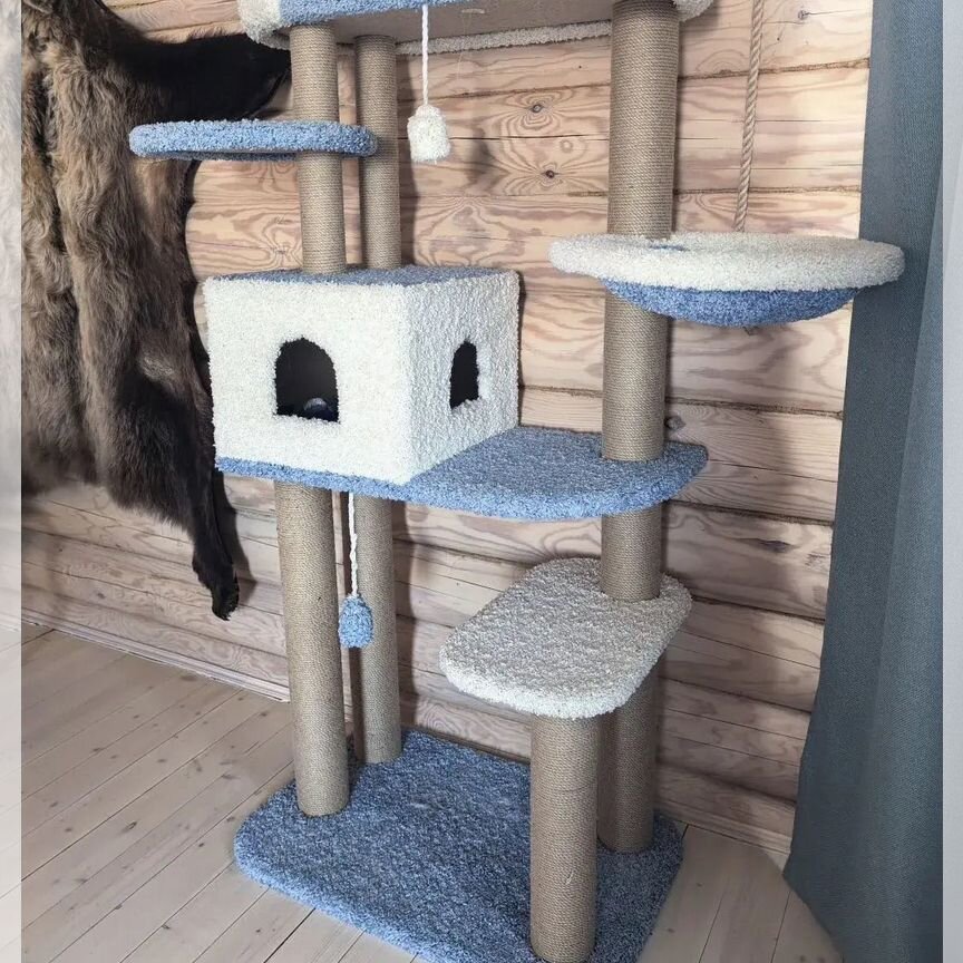 Когтеточка домик для кошки