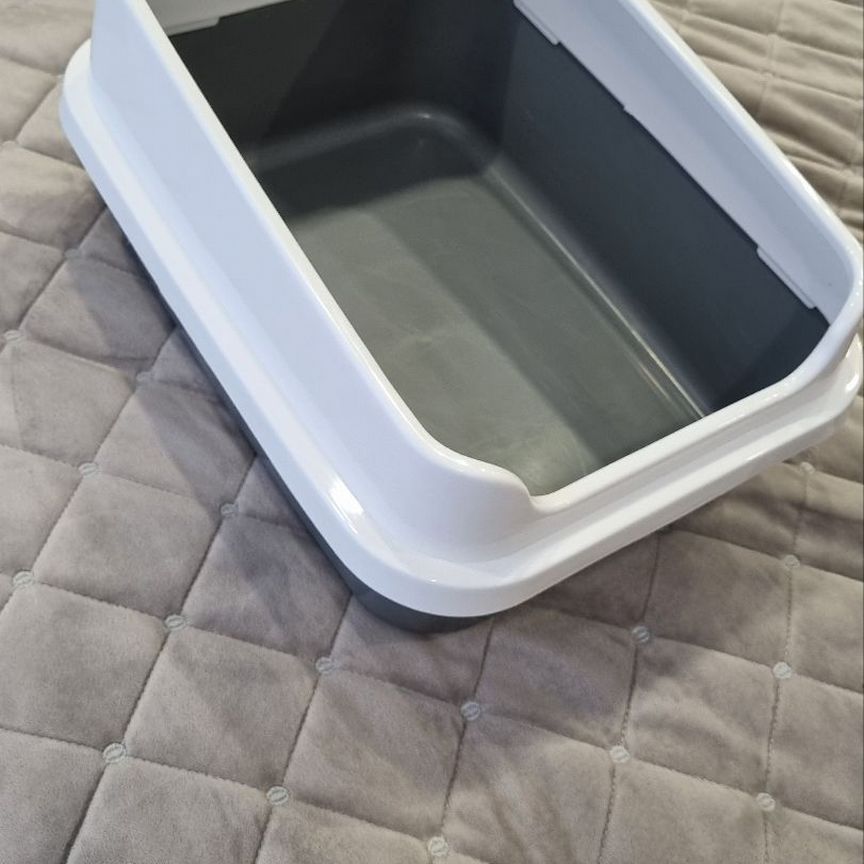 Кошачий лоток с бортом