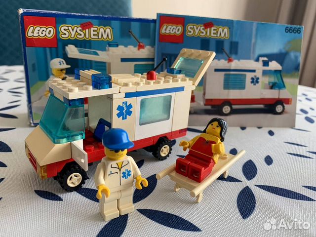 Lego 6666 Ambulance купить в Санкт-Петербурге | Хобби и отдых | Авито