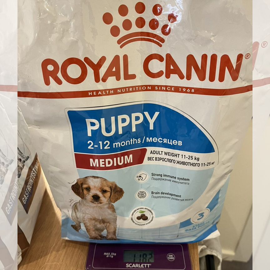 Корм для собак Royal canin puppy medium