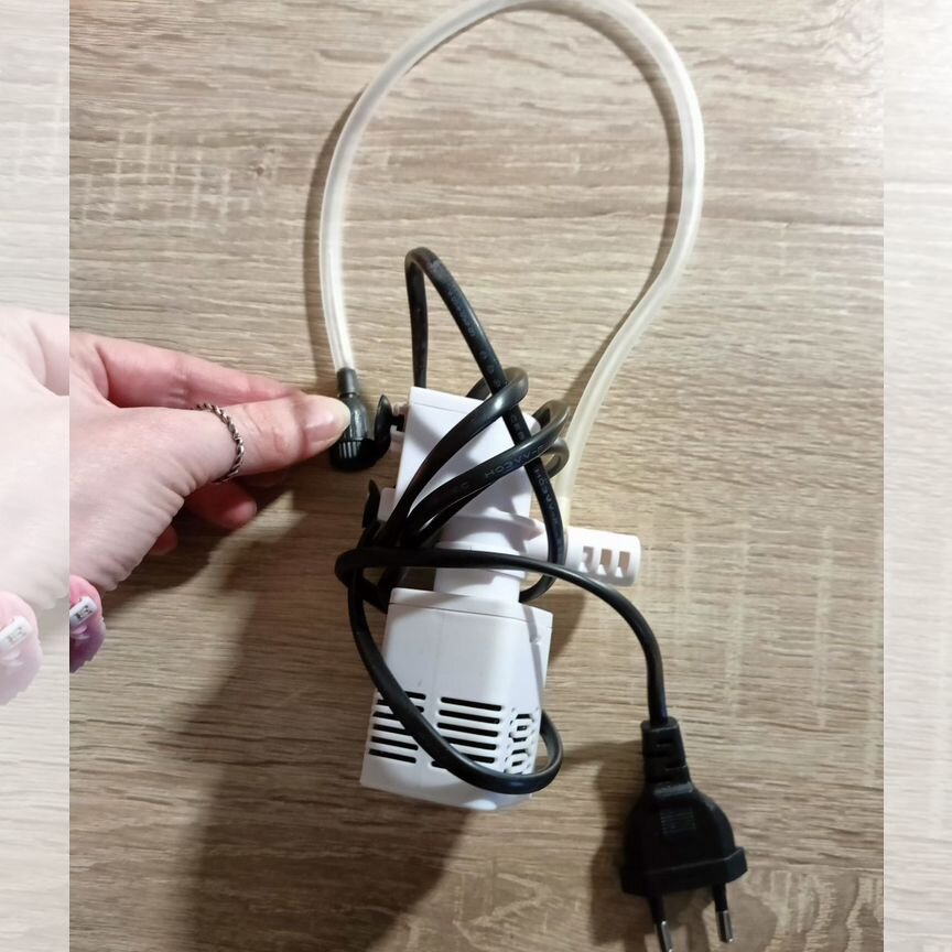 Фильтр для аквариума до 20 л и нагреватель