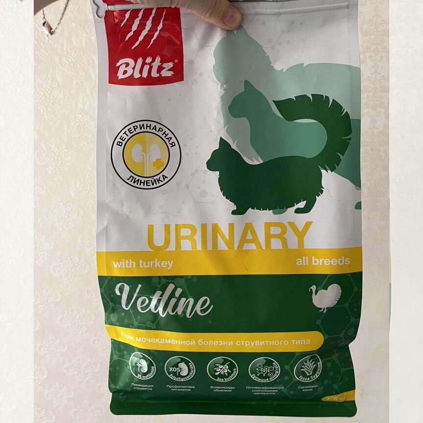 Корм для кошек urinary blitz