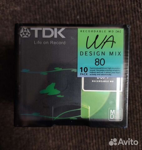 TDK MD 80min. минидиски купить в Москве | Электроника | Авито