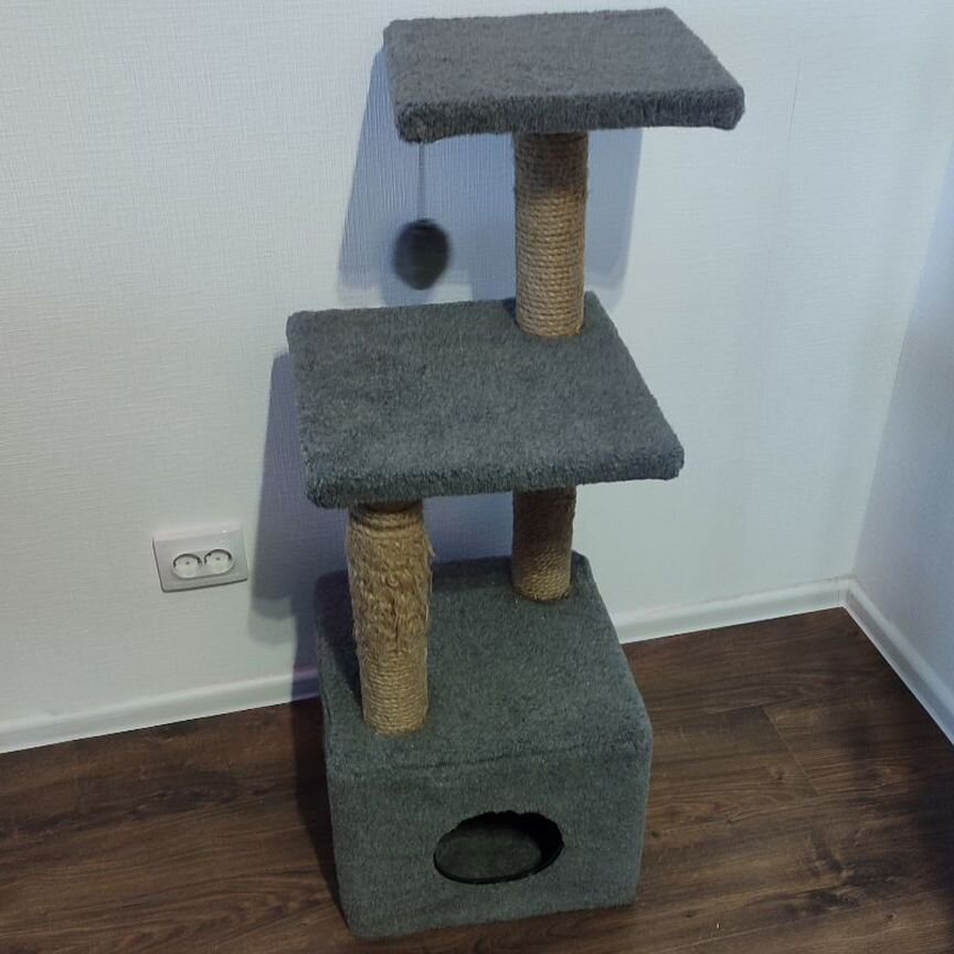 Домик для кошки с когтеточкой