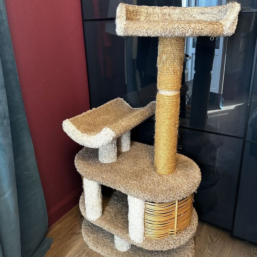 Когтеточка домик для кошки