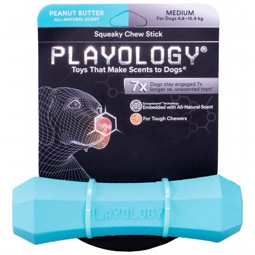 Playology жевательная палочка Playology squeaky CH