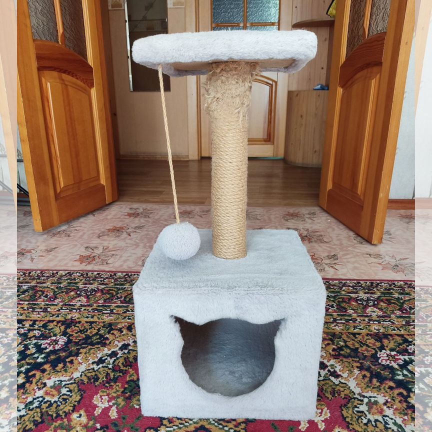 Когтеточка домик для кошки