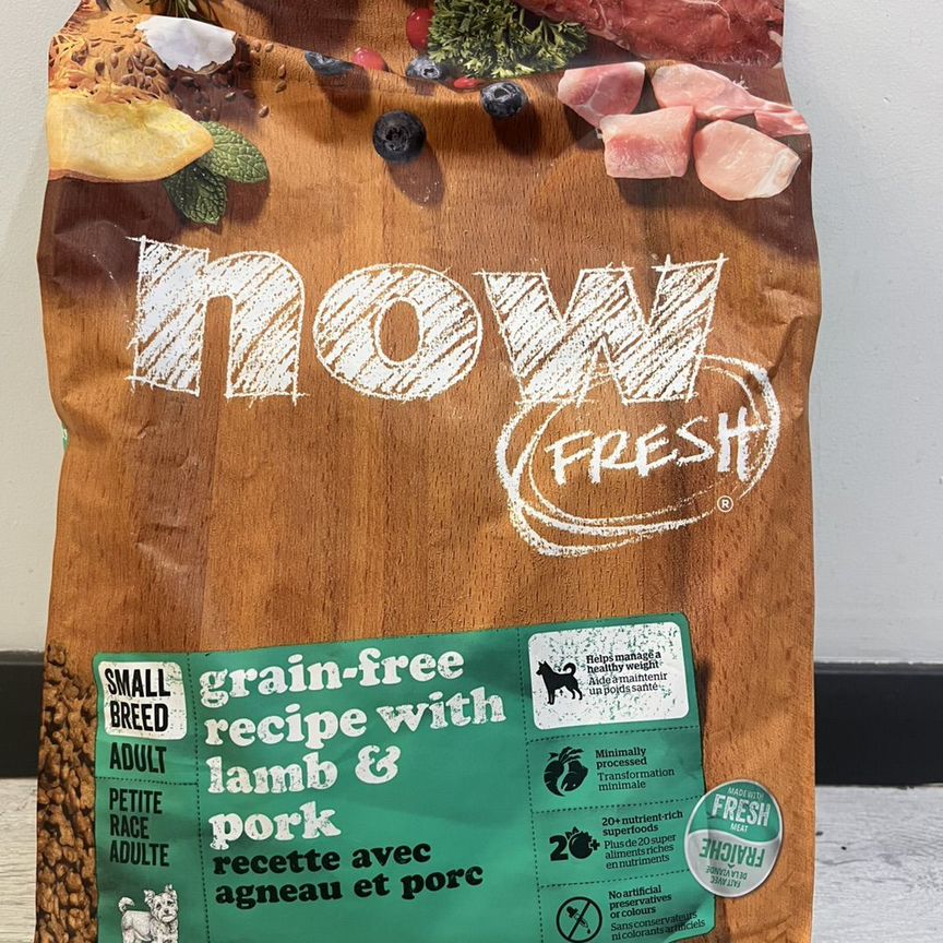 Корм NOW fresh для собак мелких пород 5,4кг