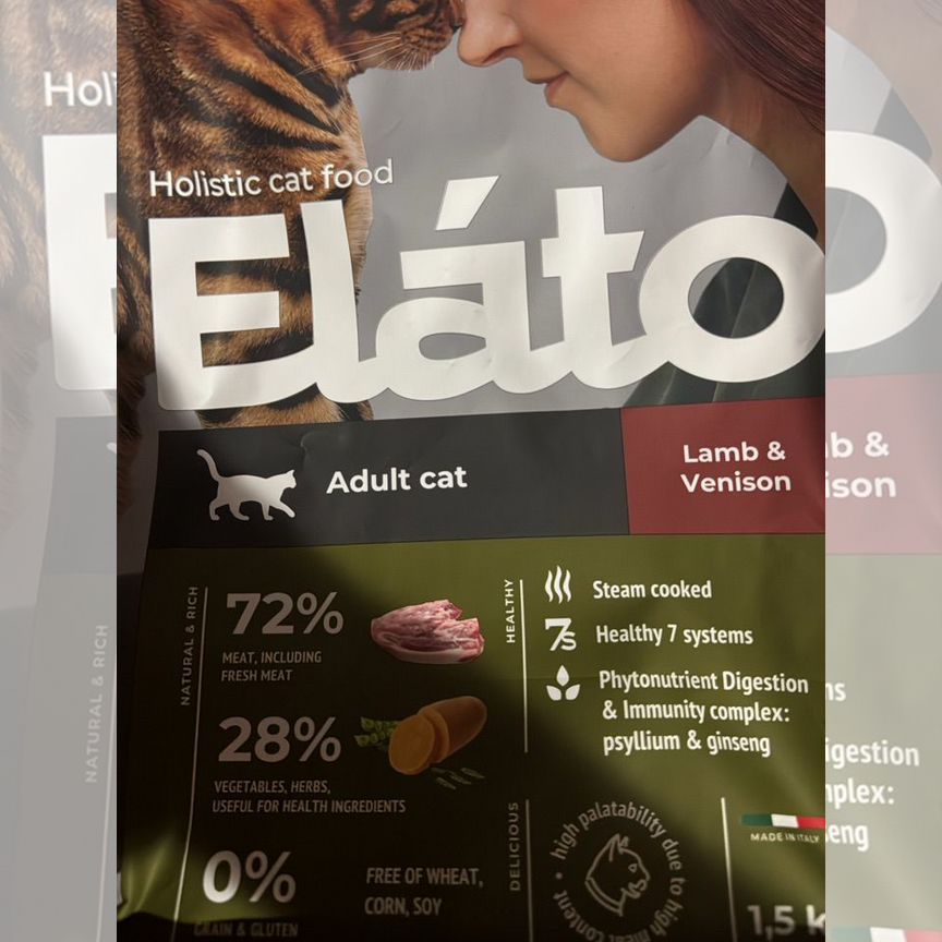 Elato. Сухой корм для кошек