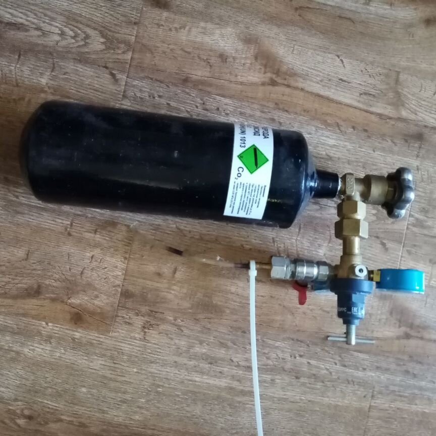 Балон для со2 и редуктор