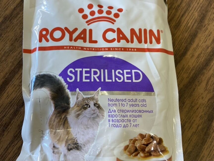 Влажный корм royal canin sterilised