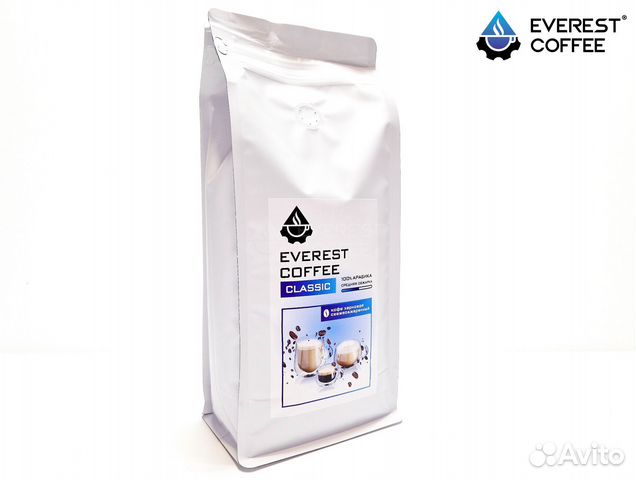 Кофе зерновой Everest Coffee Classic 1кг купить в Москве | Товары для ...