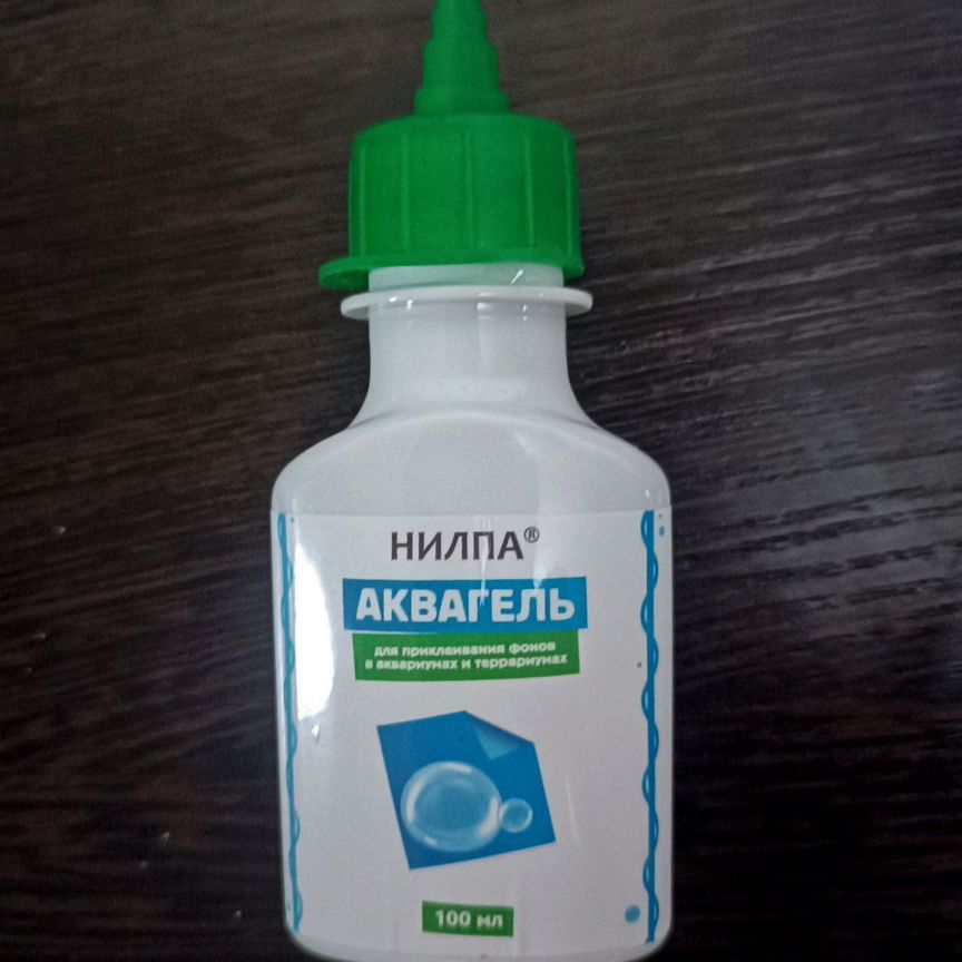 Гель для приклеивания фонов в аквариум Нилпа