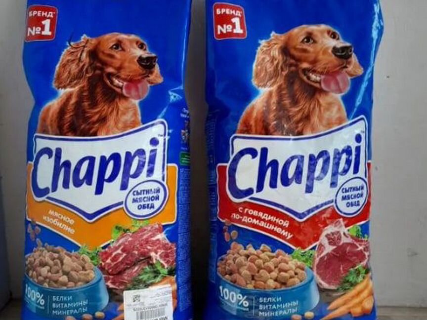 Сухой корм для собак Chappi 15кг