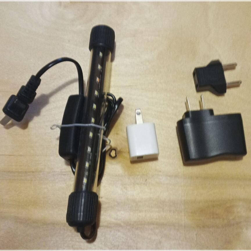 Лампа для аквариума   два блока питания на 5 v