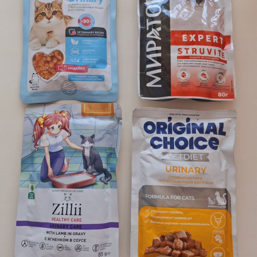 Корм для кошек urinary