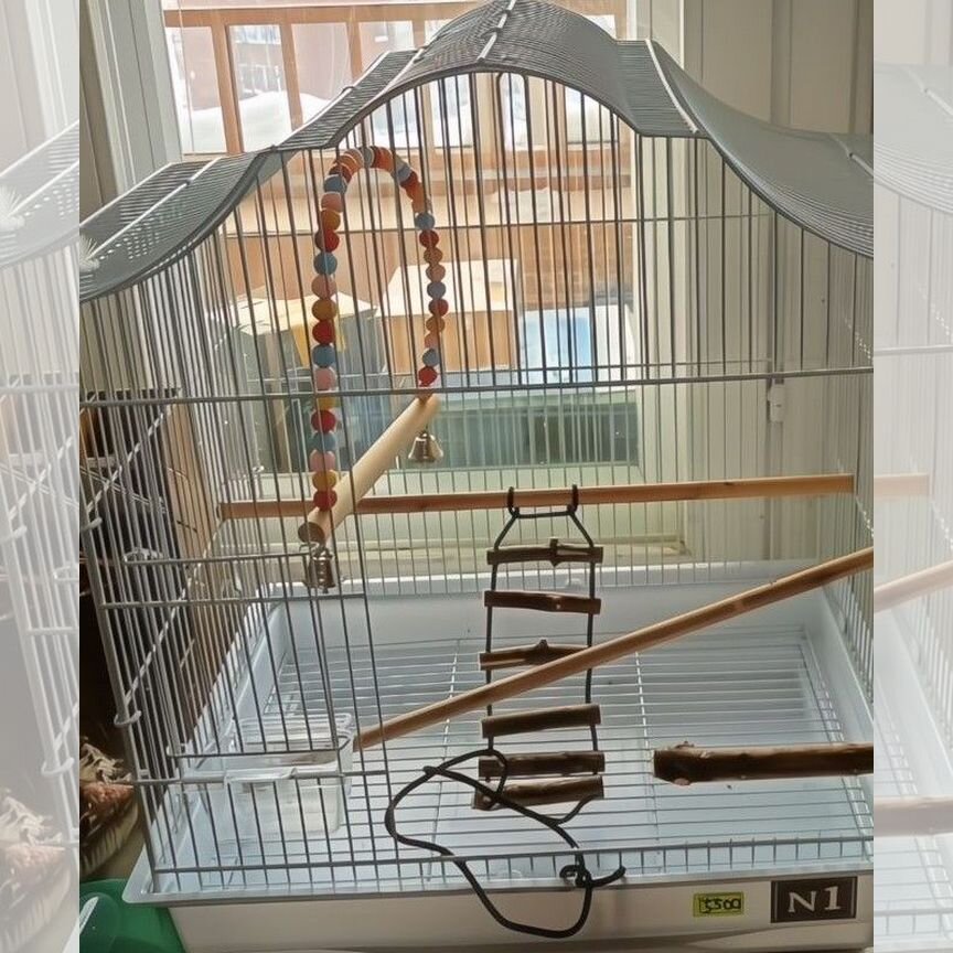 Клетка для попугая бу
