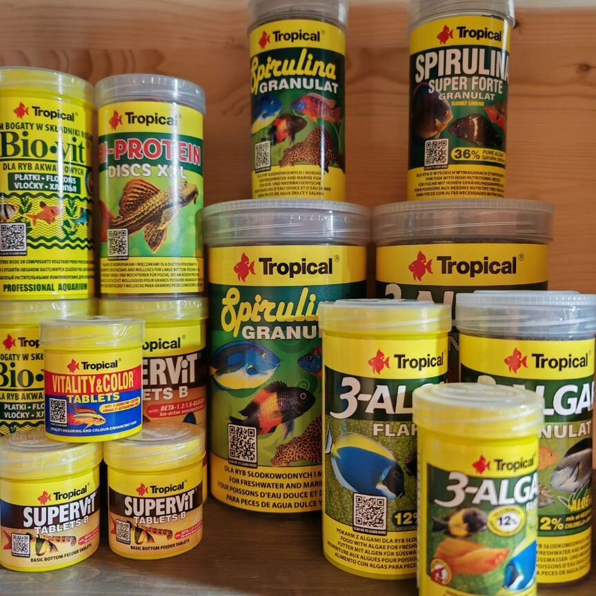Корм для рыб Tropical Spirulina