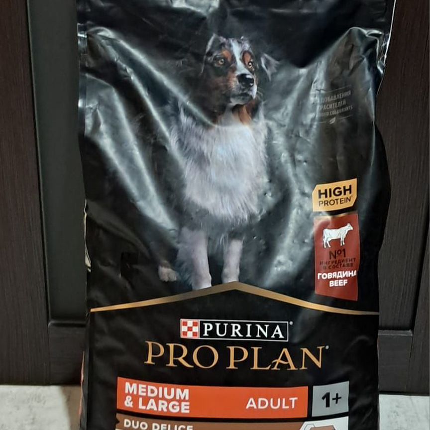 Корм для собак Proplan medium