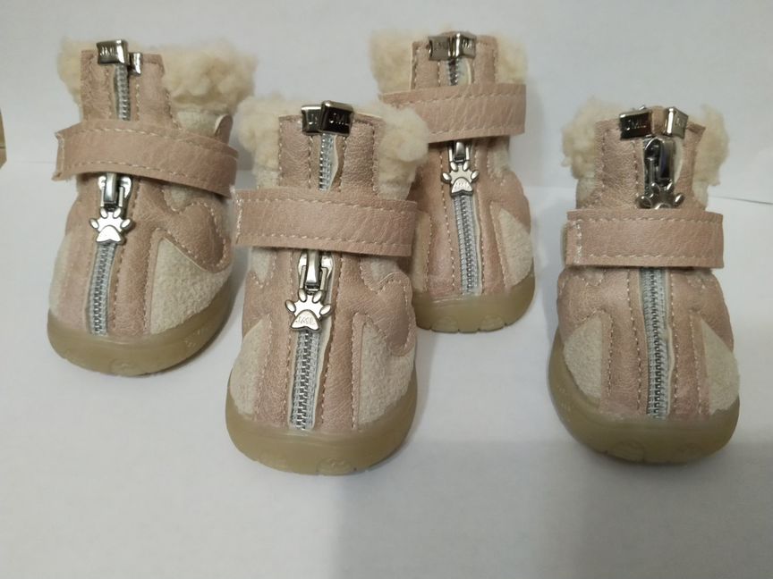 Ботинки зимние для маленьких собак