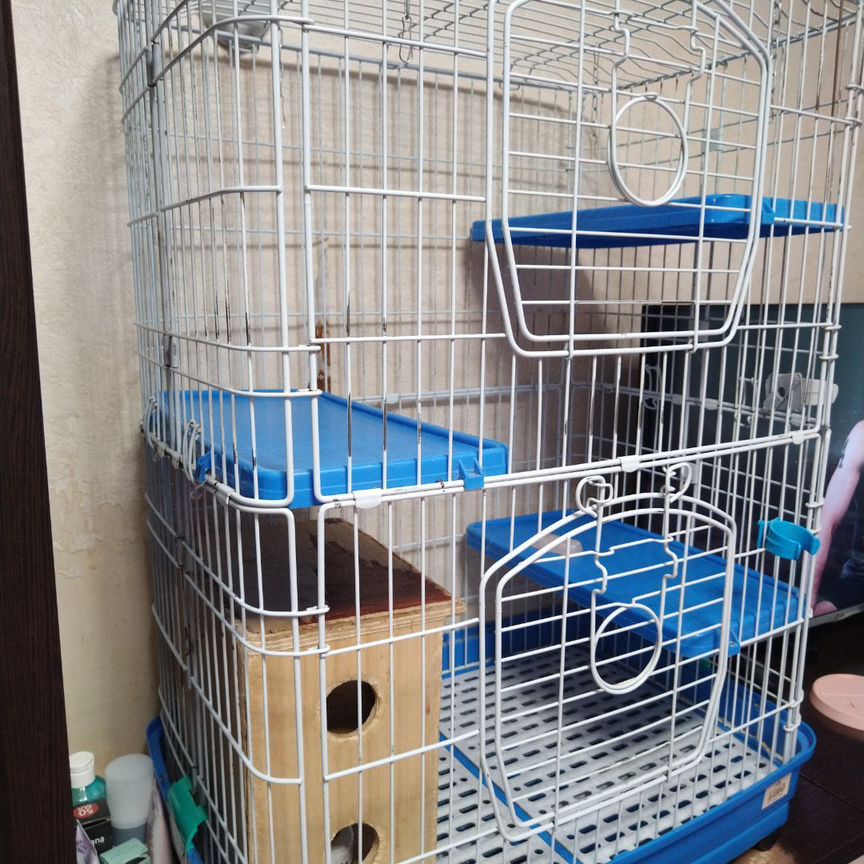 Клетка для шиншиллы бу