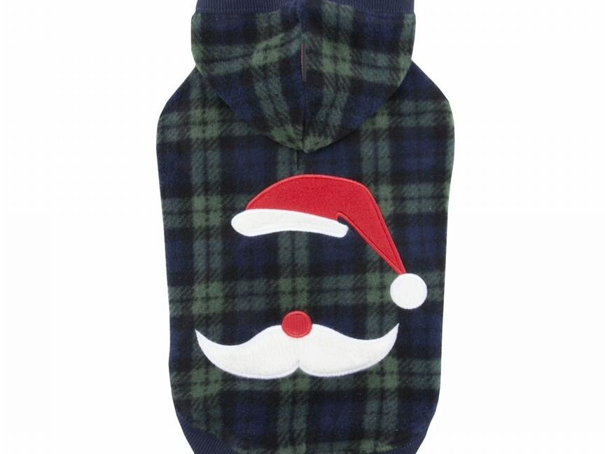 Puppia худи с капюшоном в клетку с аппликацией &q