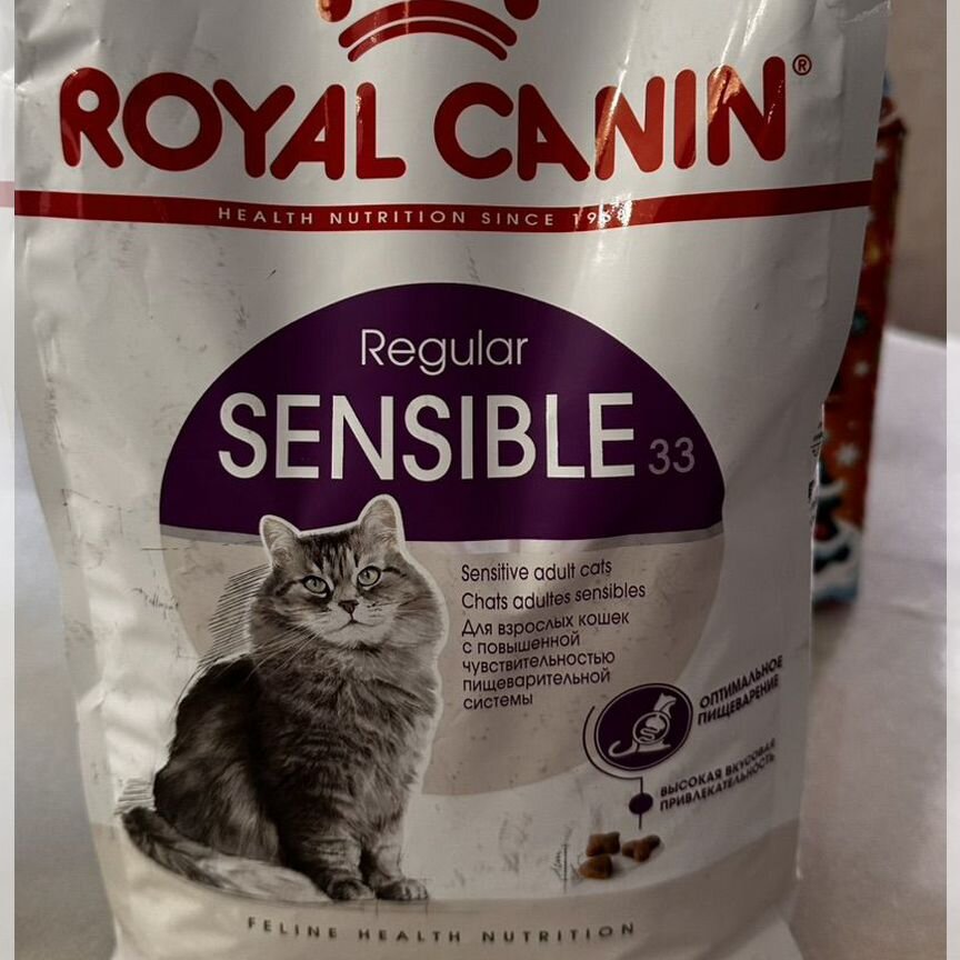 Корм для кошек royal canin regular sensible