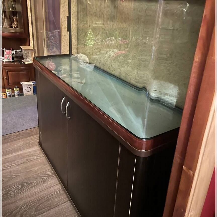 Аквариум jetwin с закругленными углами