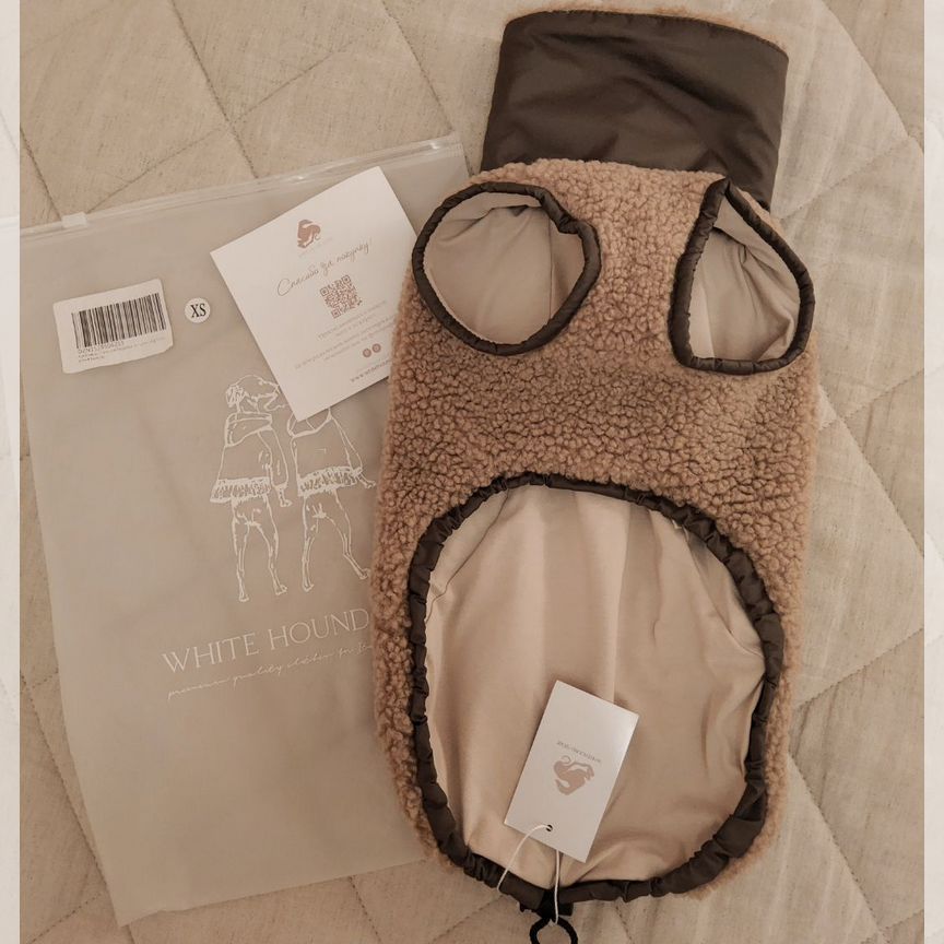 Жилетка для левретки Teddy Caramel