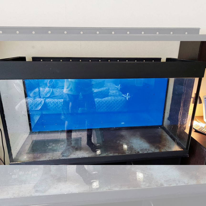 Аквариум 300 л "Zel Aqua" без тумбы, б/у