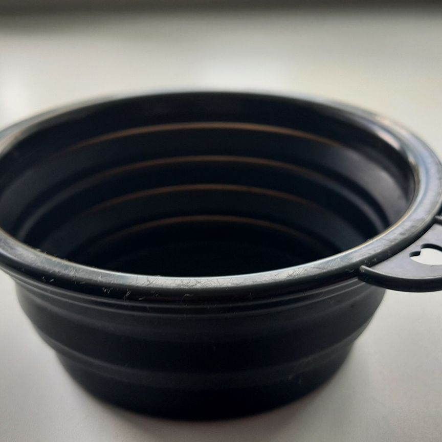 Миска для животных складная силиконовая 450мл