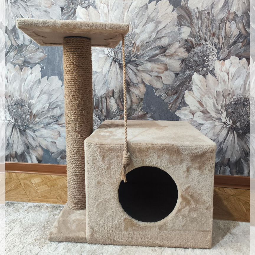 Когтеточка домик для кошки