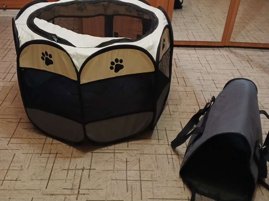 Манеж и переноска для щенков или кошек
