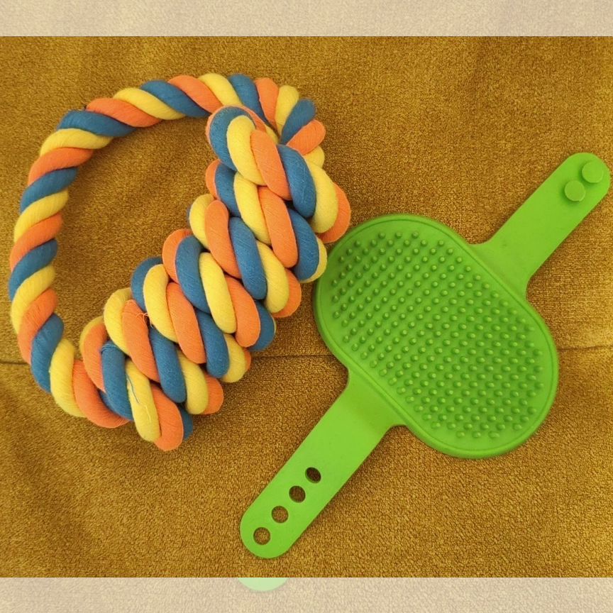 Канат петля игрушка для собак   чесалка