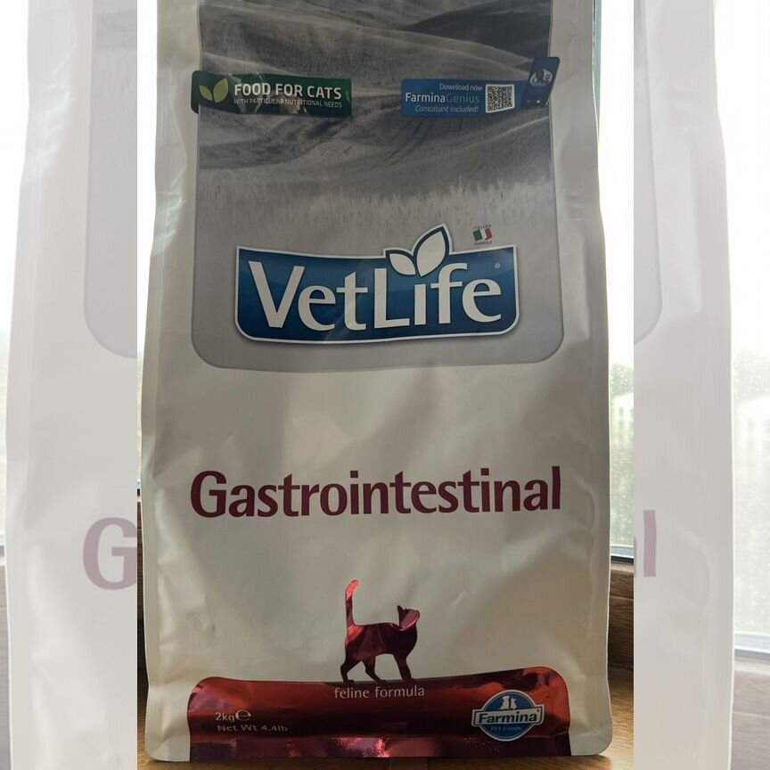 Корм для кошек VetLife Gastrointestinal 2 кг