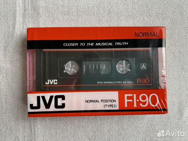 Аудиокассета JVC F1 90 сделано в Японии купить в Москве | Электроника | Авито