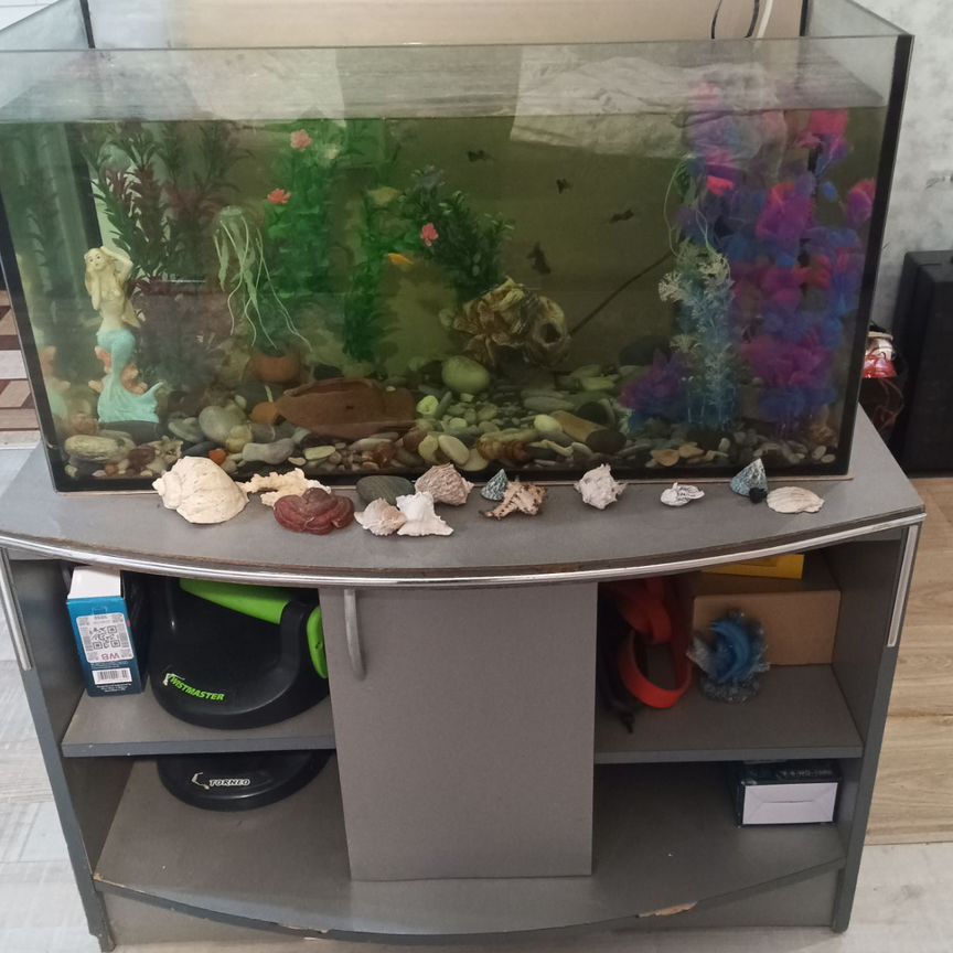 Аквариум 80л с тумбой