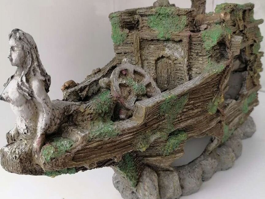 Украшение для аквариума корабль