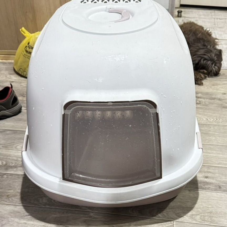 Закрытый лоток для кошек большой