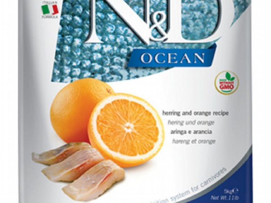 Сухой корм для кошек Farmina N&D Ocean Herring