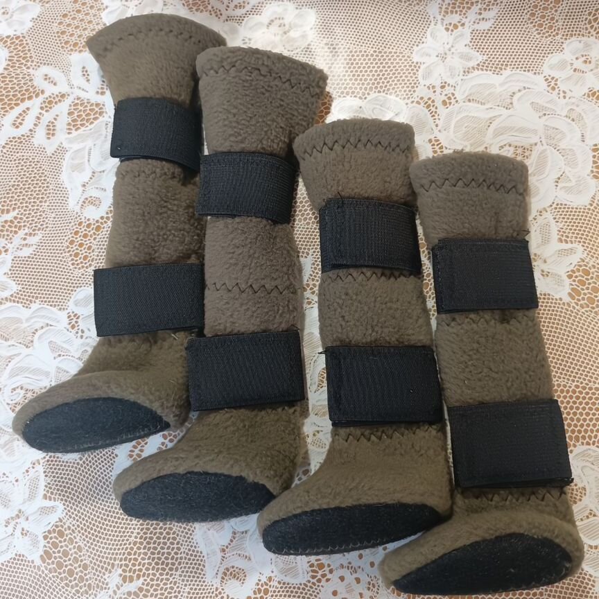 Сапоги зимние для собак ручная работа