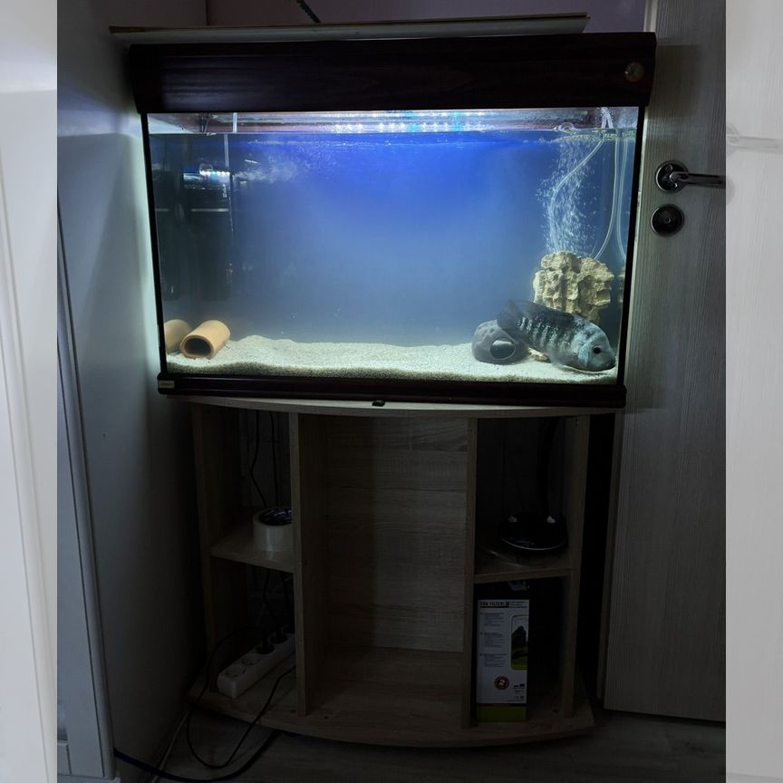 Аквариум 100 литров с тумбой