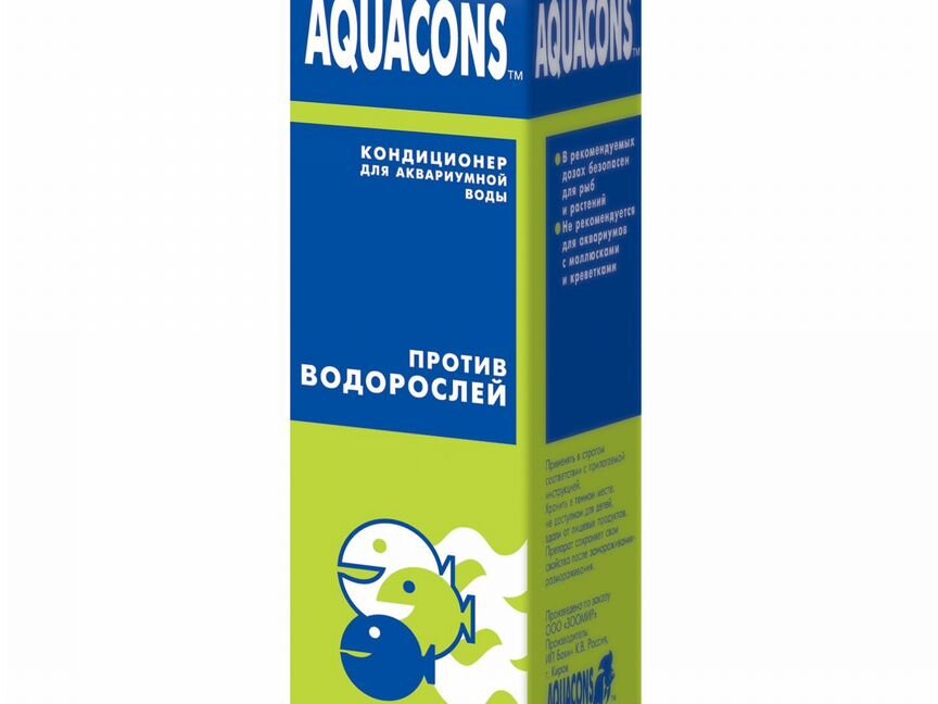 Зоомир Aquacons Против Водорослей для аквариумной
