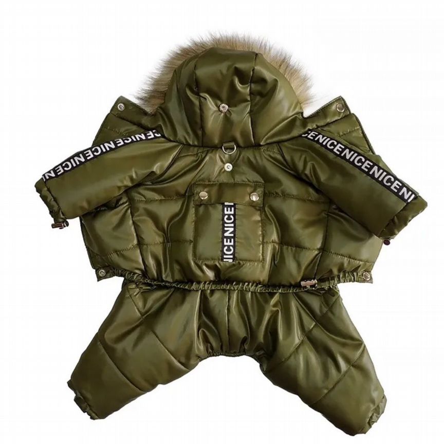 Зимний комбинезон для собаки кобеля