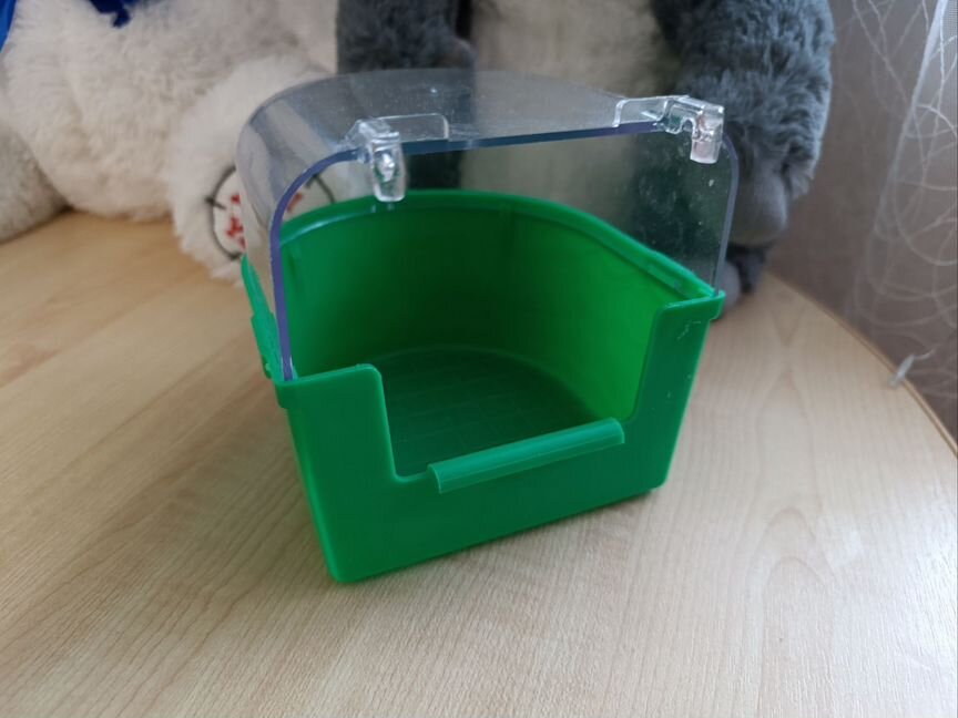 Ванночка для купания попугаев и песок