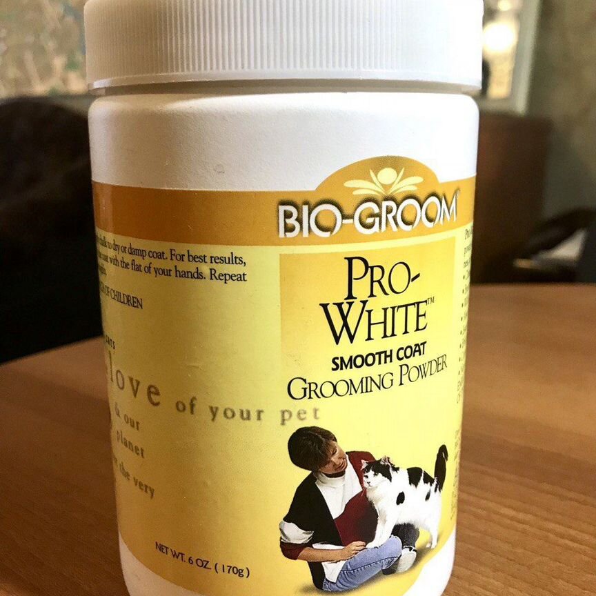 BIO-groom PRO white smooth пудра для собак И кошек