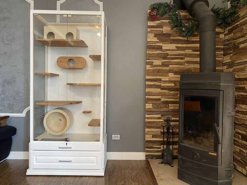 Витрина для шиншилл, дегу «Бриллиант» бук